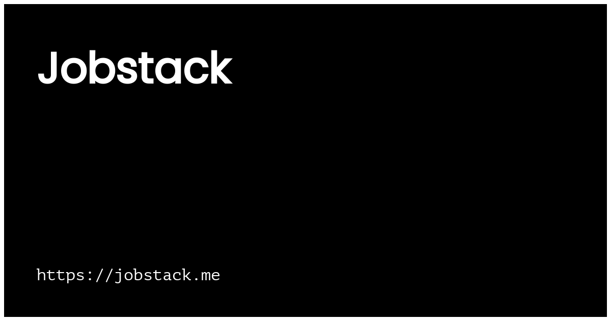 Jobstack - Modern and Next gen job tracker